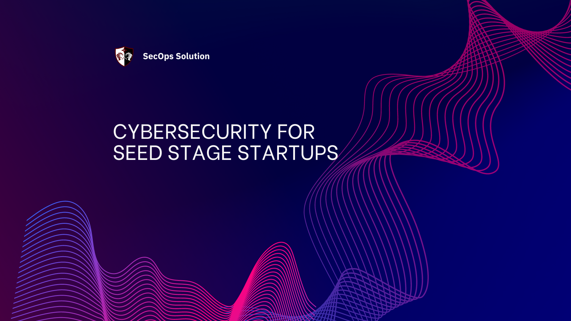 Cybersecurity essentials for seed-stage startups | SecOps® Solution